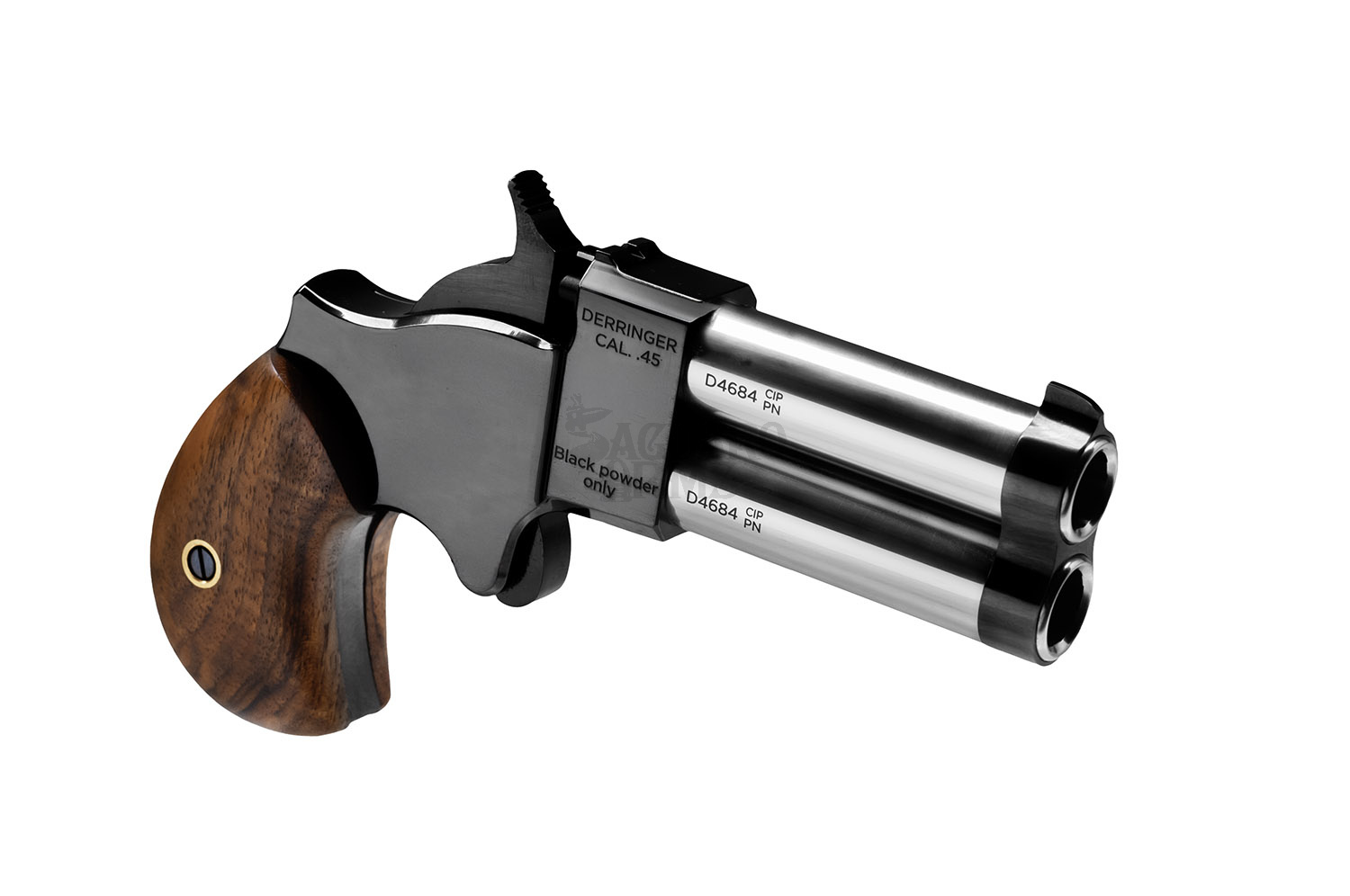 Derringer .45 2,5" INOX trigger ,hammer and barrels: Saguaro-Arms.com