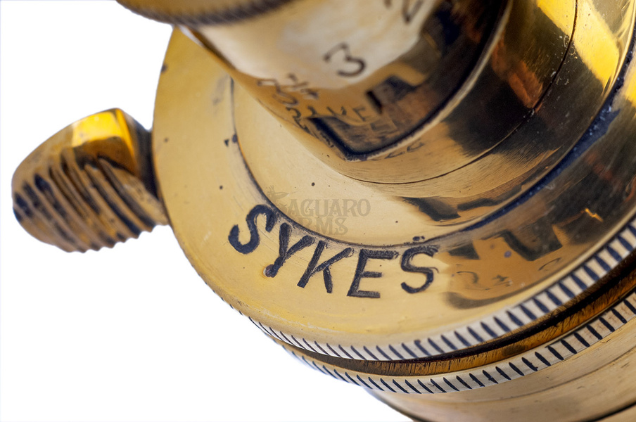 Old English Sykes Patent Powder Flask: Saguaro-Arms.com