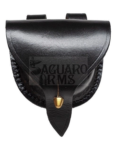 Black leather caps box-double loop: Saguaro-Arms.com